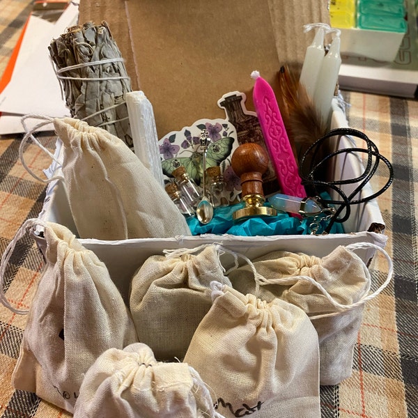 Enchanted Mystery Witch Craft Parcel Kit Perfect for Beginner Witches ...