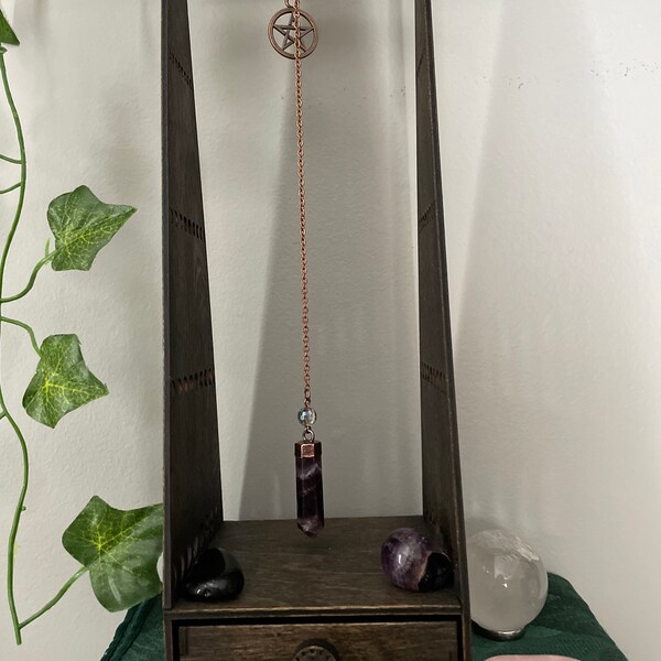 Pendulum Stand, Pendulum Display, Pendulum Holder, Moon Phases Stand ...