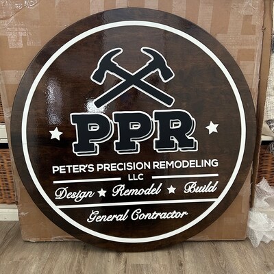 Custom Venue Sign, Storefront Sign, Wedding Venue Logo, Raised 3D Logo ...