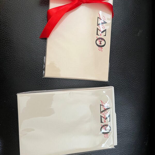 Custom Personalized Note Pad, Writing Pad, Memo Pad Minimalist Design ...