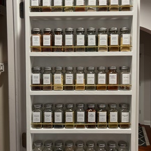 134 Minimalist White Pantry Labels. Preprinted Modern Farmhouse Labels ...