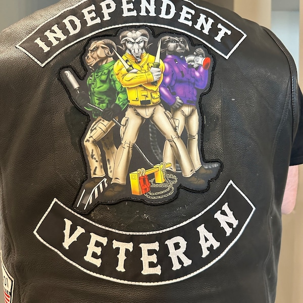 Custom Patch for Bikers, Any Size, Motoclub Jacket, Large Patch, Back ...