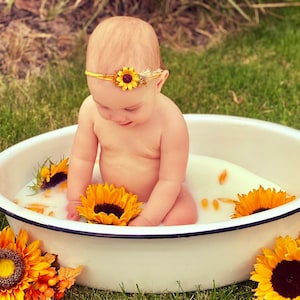 Spring Newborn Headband Photography Prop Pastel Baby Girl - Etsy