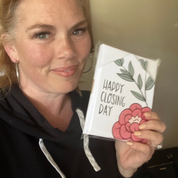 SET of Floral Happy Closing Day Greeting Cards W/envelopes | Home ...