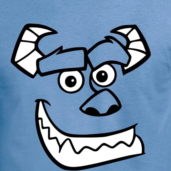 Monster Inc Faces 5 Piece Set Cut Files | Cricut | Silhouette Cameo ...