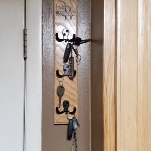 Key Holder for Wall Key Rack Wooden Key Holder Vertical - Etsy