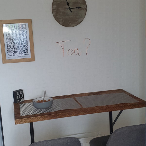 Custom Wire Words in 'tilly' Font - Personalised Custom Sign - Any Word ...