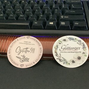 50 Custom Clear Vinyl Stickers. Your Custom Transparent Vinyl - Etsy