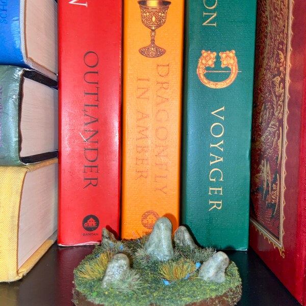 Craigh Na Dun Miniature Scale Model Standing Stones Diorama Outlander ...