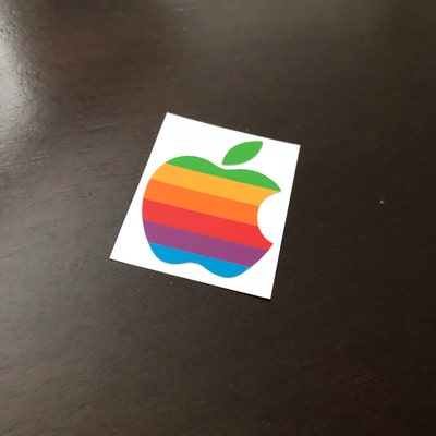 MacBook Pro Retro Rainbow Apple Sticker Decal for the MacBook - Etsy