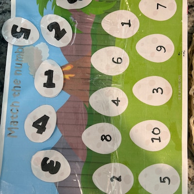 Dinosaur Toddler Busy Book Printable, Learning Binder, Educational ...