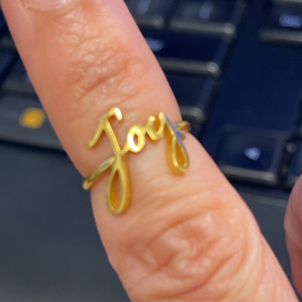 Name Ring Baby Name Ring in Sterling Silver, Gold and Rose Gold Baby ...