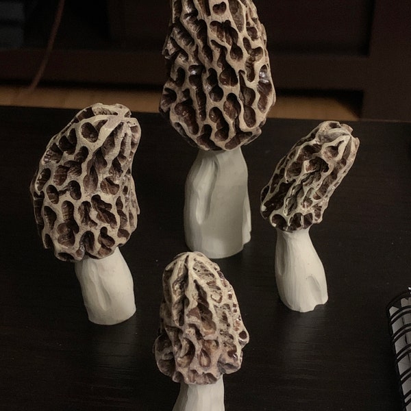 Handmade Morel Mushrooms for Landscape & Garden. Real Looking Morels ...