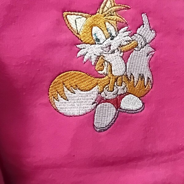 Tails Sonic. Embroidery Design Machine. Automatic Embroidery Design - Etsy