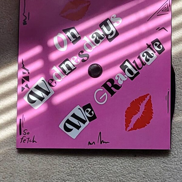 Black Glitter CARDSTOCK for Grad Cap | BLANK Template | Black Glitter ...