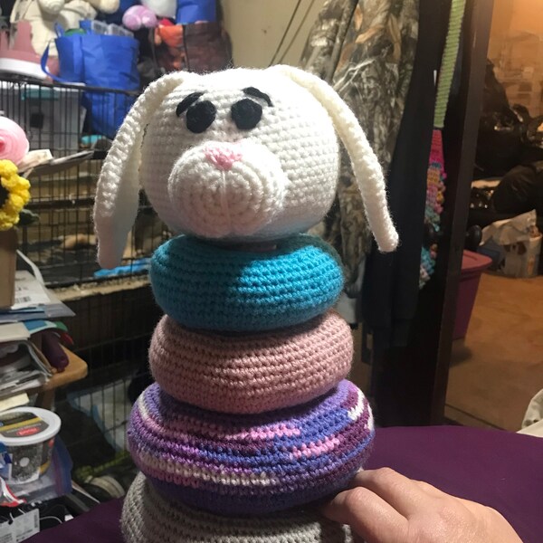 PDF PATTERN: Ring Stacker Pet Animals **crochet Pattern Only, Not ...