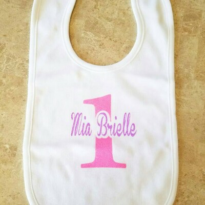 Birthday Bibs Smash Cake Bibs Custom Birthday Bibs Personalized Bibs ...