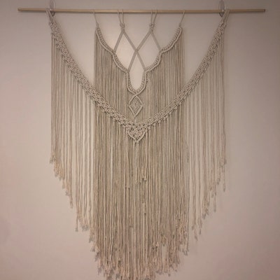 Macremè Wall Hanging, Macremè Wall Art, Makramee Wandbehang - Etsy