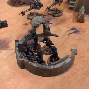 Crashed Rebel Fighter A Star Wars Legion Terrain 40k | Etsy