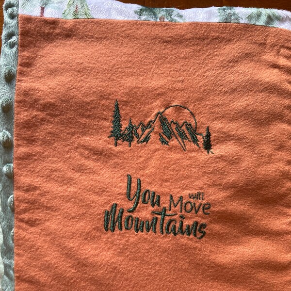 Mountain Tree Machine Embroidery Design / Mountain / - Etsy