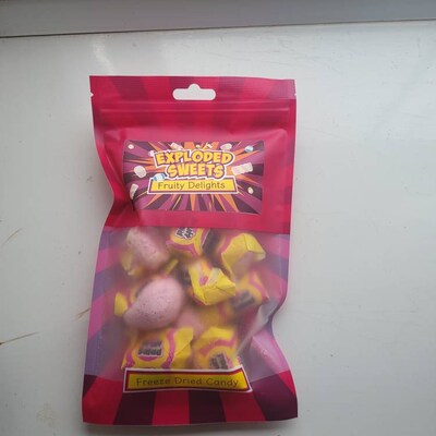 Refreshing Choos Strawberry Exploded Sweets Freeze Dried Candy UK - Etsy UK