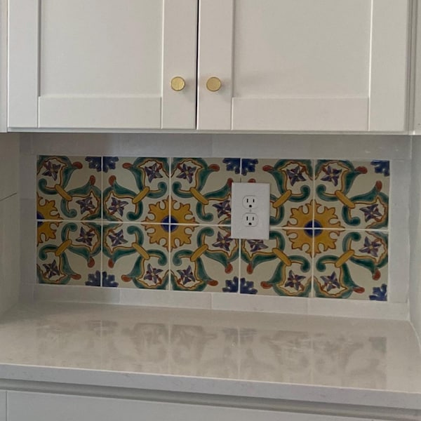 Mediterranean Tiles, Hand Painted Tiles, Italian Ceramic Tiles, Kitchen ...
