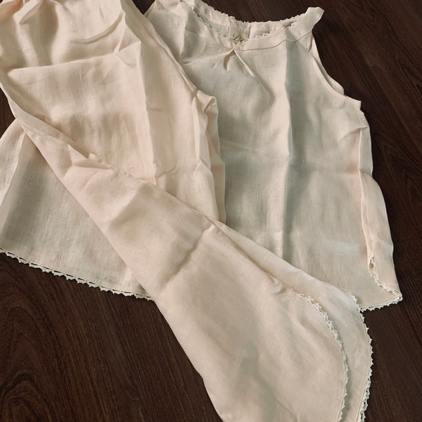 Linen Panties Knickers Midi High Set of 2/ Linen Underwear/flax ...