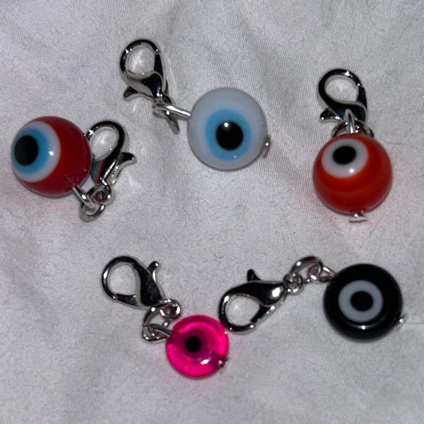 Evil Eye Charm Clip - Etsy
