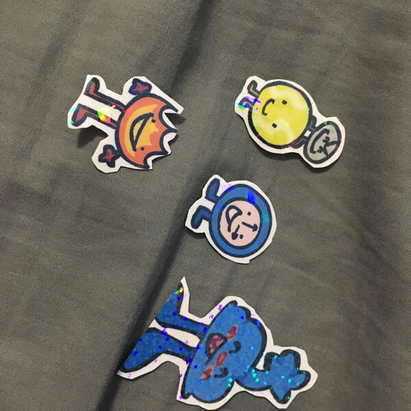 Clock Bfdi Handcut Holographic Sticker - Etsy