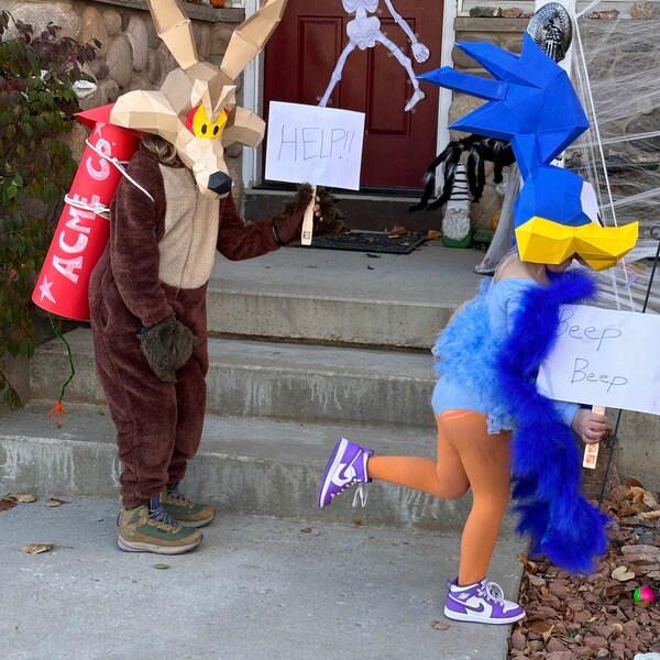 ROAD RUNNER / DIY Looney Tunes Mask - Etsy