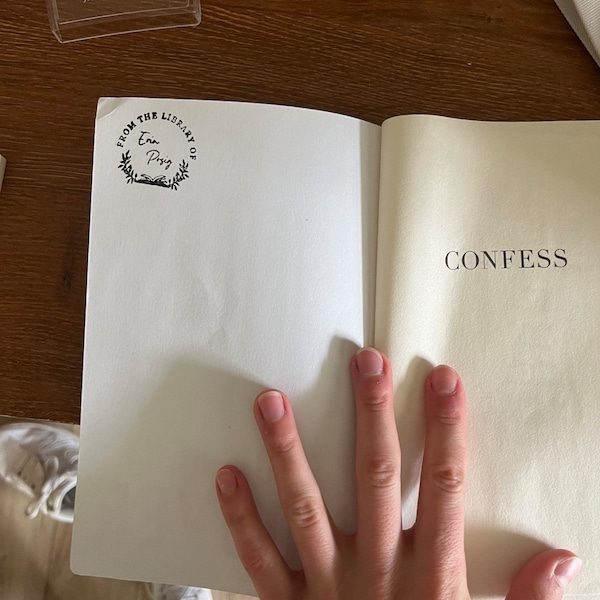 From the Library of Stamp, Library Stamp, Personalized Book Stamp ...