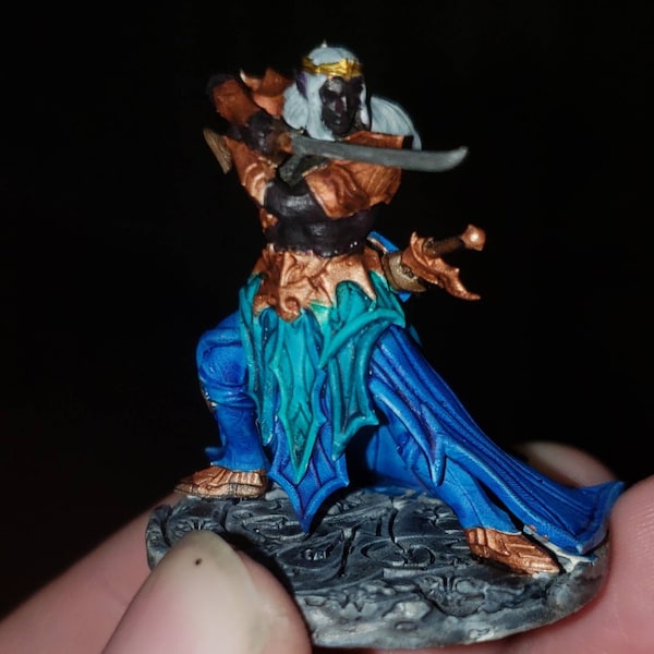 Dark Elf Melee Miniatures by Archvillain - Etsy