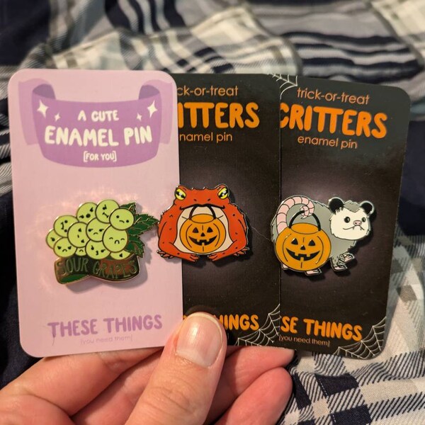 Will O' the Wisp // Fire Spirit Enamel Pin // Choice Between Blue or ...