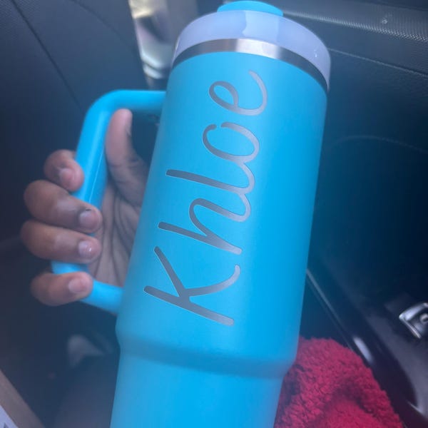 Birth Flower Cup Tumbler With Name, Stanley Cup, Personalized Birth ...