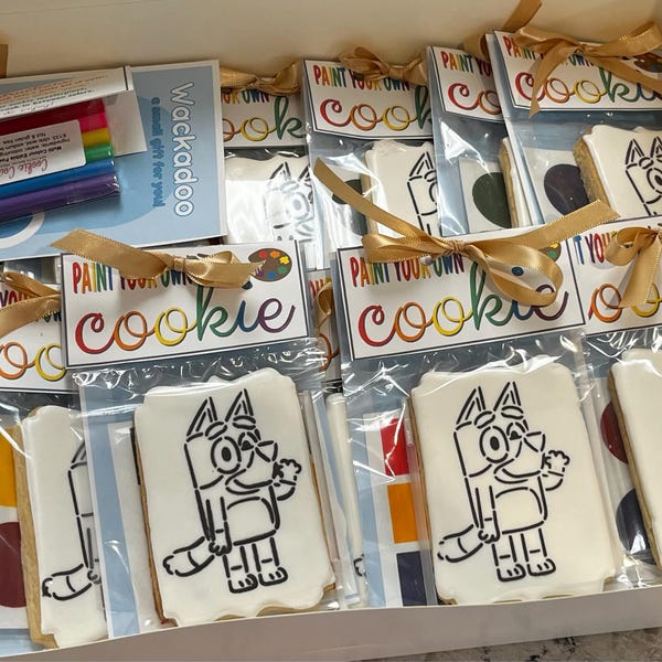 Pastel Paint Your Own PYO Cookie Topper / Paint Your Own Cookie ...