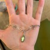Emerald Green Crescent Moon Goddess Priestess Celtic Elven Elf Elvish ...