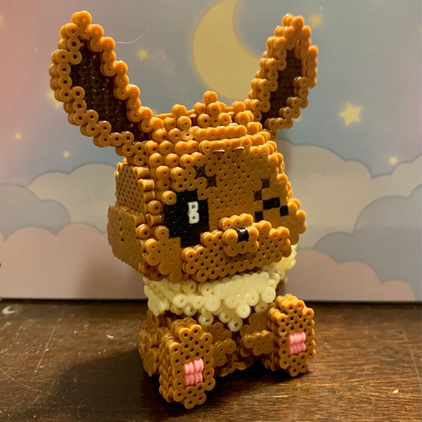 Pokemon Eevee 3D Perler Bead Pattern Digital - Etsy