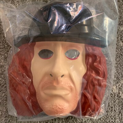 The Undertaker Vintage Halloween Mask WWF WWE Wrestler Wrestling ...
