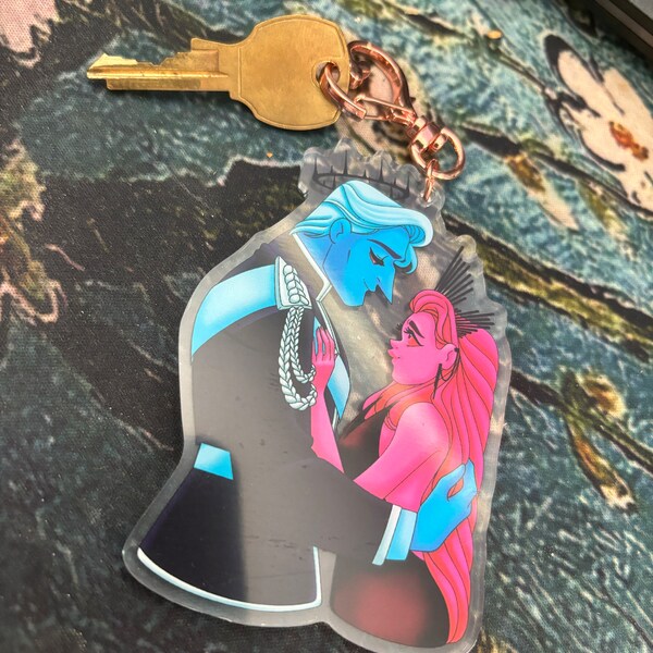 Queen Persephone & King Hades --- KEYCHAIN - Etsy