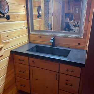 Ramp Style Trough Sink Double Vanity Bathroom Vanity - Etsy