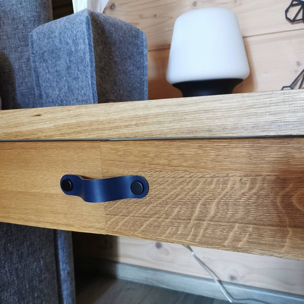 Modern Leather Handle Series “elder” Furniture Handles Made to Measure ...