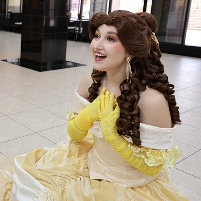 Handmade Cosplay Deluxe Belle Dress, Belle Costume Dress, Belle Cosplay ...