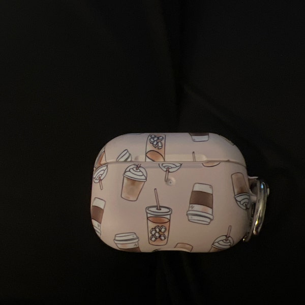 Cute Coffee Airpods Case Aesthetic Air Pods Case Pretty Pink Air Pod ...