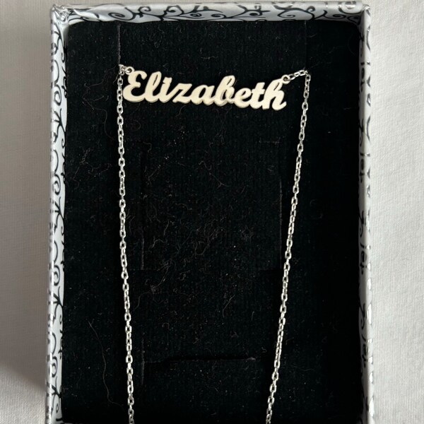 Custom Dainty Name Necklace, Minimalist Necklace, Perosonalized Name ...