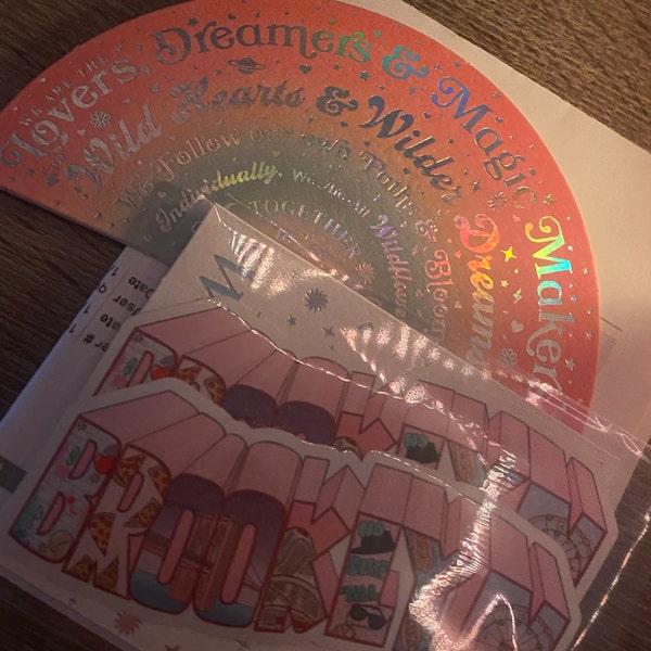 Brooklyn & NYC Sticker - Vinyl Aesthetic Stickers - Wildflower + Co ...