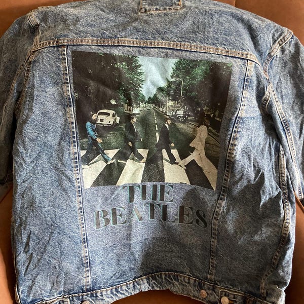 Animated Cartoon CUSTOMISED Vintage 80's 90's Trucker Denim Jeans ...