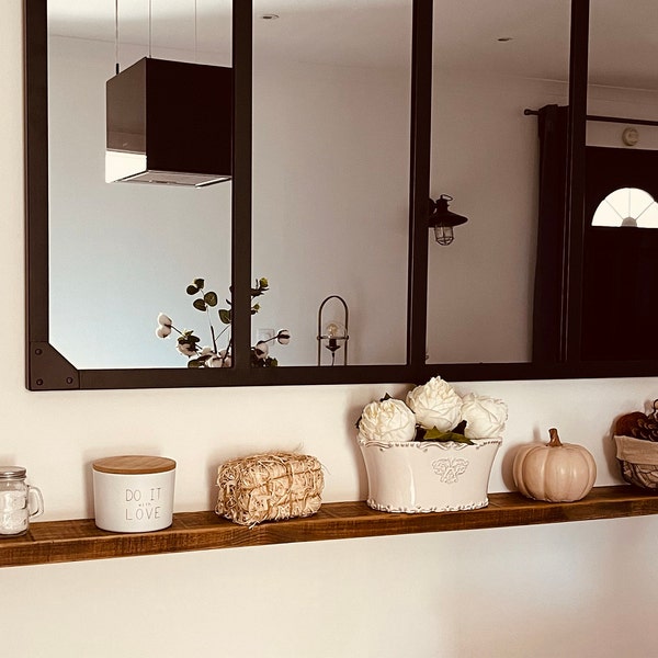 Floating Shelf Made of Scaffolding Wood, Invisible Fixing - Etsy