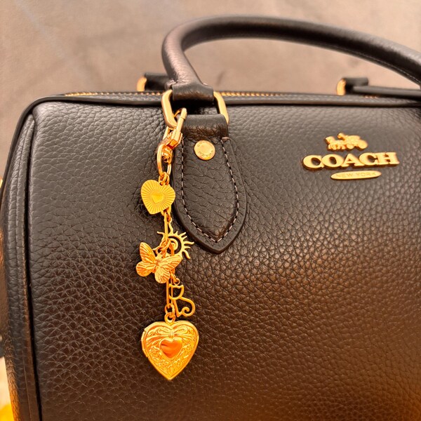 Fish Bag Charm - Sardine Bag Charm Sardine Pendant Gold Fish Charm ...