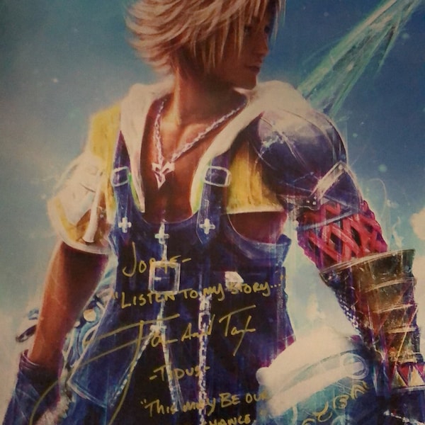 Tidus Final Fantasy X- Limited Edition Fine Art Print -FFX Poster - Etsy