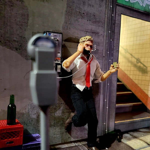 New! 1:12 Scale Payphone Handset - Hand Painted Diorama Accessory ...
